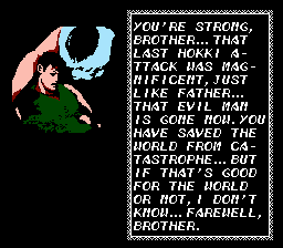 Ending for Fighting Road(NES / Famicom)
