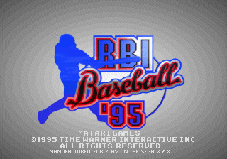 Sega 32X: R.B.I. Baseball