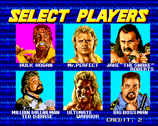 Arcade: WWF Wrestlefest