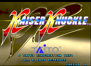 Arcade: Kaiser Knuckle (Jap)