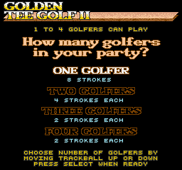 Arcade: Golden Tee Golf (Trackball ver. 2.2)