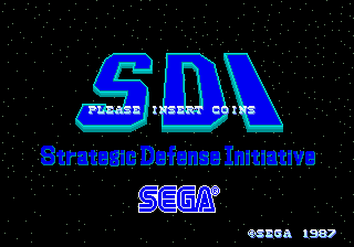 Arcade: S.D.I. Strategic Defense Initiative