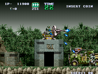 Arcade: Gunforce - Battle Fire Engulfed Terror Island (US)