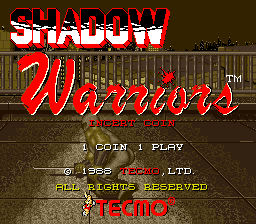 Arcade: Shadow Warriors