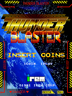 Arcade: Thunder Blaster (Jap)