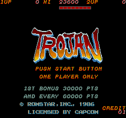Arcade: Trojan (Romstar)