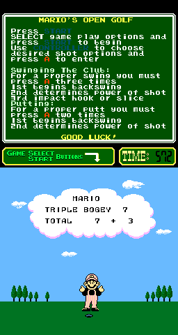 Arcade: Playchoice 10 - Mario Open Golf