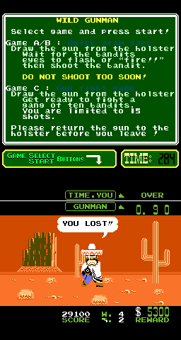 Arcade: Playchoice 10 - Wild Gunman