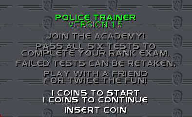 Arcade: Police Trainer