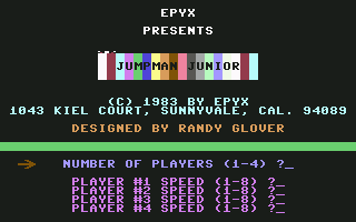 C-64: Jumpman Jr.