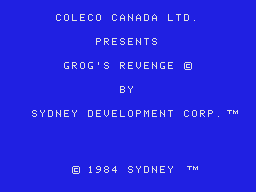 Colecovision: Grog's Revenge