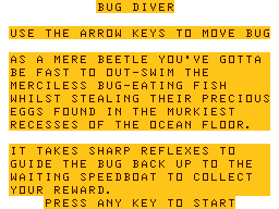 Dragon 32: Bug Diver