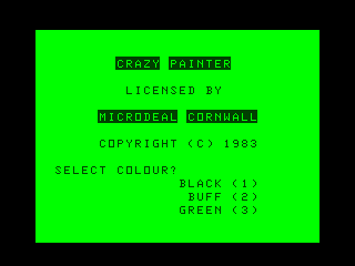 Dragon 32: Crazy Painter