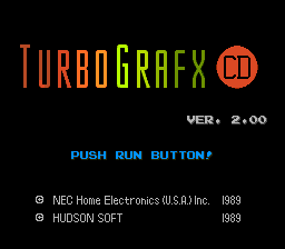 Turbo Duo: TurboGrafx CD System Card Ver. 2