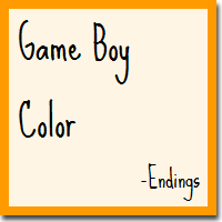 Game Boy Color Endings