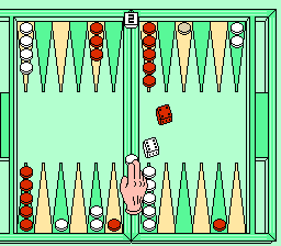 Famicom Disk System: Backgammon