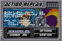 Game Boy Advance: Action Replay (Fre)