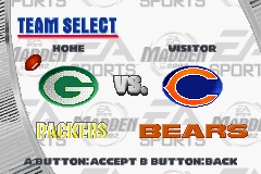 Game Boy Advance: Madden 2002