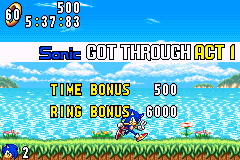 Game Boy Advance: Sonic Advance
