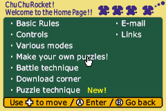 Game Boy Advance: Chu Chu Rocket