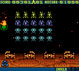 Game Boy Color: Soccer Space Invaders X
