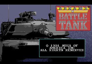 Genesis: Abrams Battle Tank
