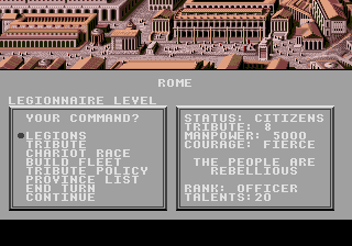 Sega Genesis: Centurion - Defender of Rome