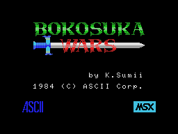 MSX: Bokosuka Wars