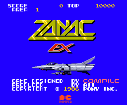 MSX: Zanac EX (MSX 2)
