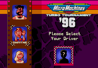 Genesis: Micro Machines Turbo Tournament '96