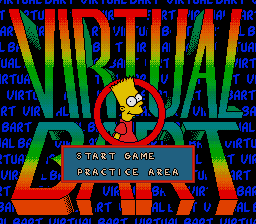 Genesis: The Simpsons, Virtual Bart