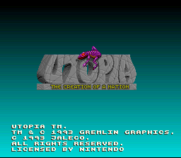 SNES: Utopia