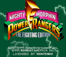 SNES: Mighty Morphin Power Rangers