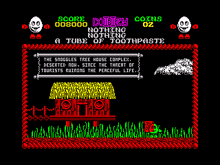 ZX Spectrum: Dizzy 2 - Treasure Island Dizzy