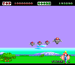 Turbografx-16 - PC Engine: Space Harrier