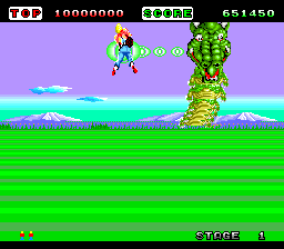 Turbografx-16 - PC Engine: Space Harrier