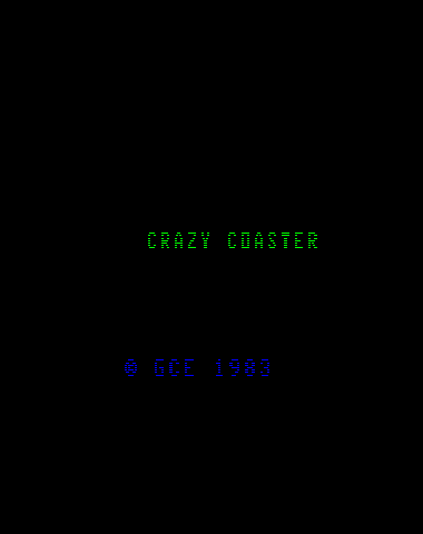 Vectrex: 3-D Crazy Coaster