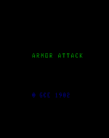 Vectrex: Armor Attack