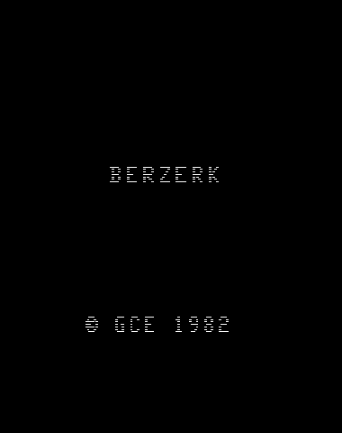 Vectrex: Berzerk