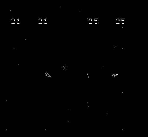 Vectrex: Space Wars