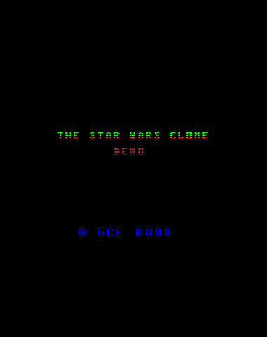 Vectrex: Star Seige (The Star Wars Clone Demo) by John Dondzila (PD)