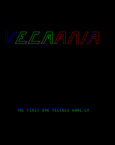 Vectrex: Vecmania Part 1 (PD)