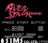 Game Gear: Alien Syndrome