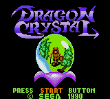Game Gear: Dragon Crystal