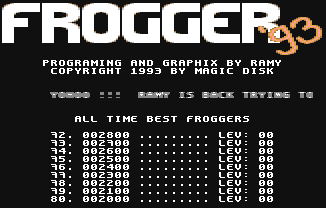 C-64: Frogger 93