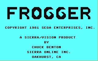 C-64: Frogger